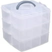 Pioneer Plastics 115C Clear Cylinder Plastic Container with Storage Lid ...