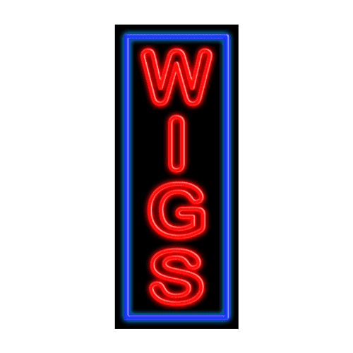 Buy Wigs-Glass Neon Sign Made in USA Online at Lowest Price in India ...