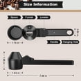 ACDANC 2pcs Coffee Scoop & Funnel,2 Tablespoon Coffee Measuring Spoon ...