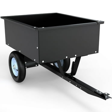 Gorilla Carts 8 Cu. Ft. Steel Dump Cart (Model #Gcsd-8), 39-inch x 28-inch Steel Bed, 1200 lbs ...