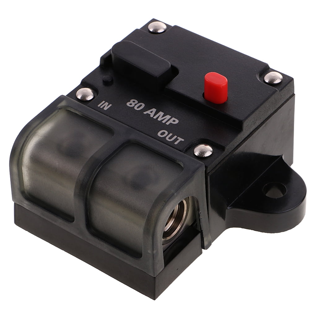 Alta corriente 80 amperios o 4 del interruptor del awg 12 voltios 80A ...