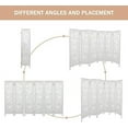 4 Panel Room Dividers Fully Assembled 5.6Ft Carved Room Dividers and ...
