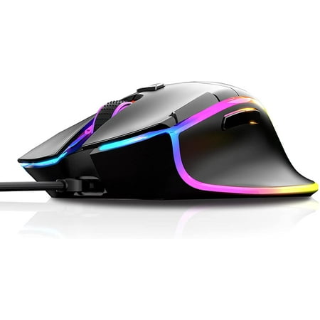 RBG Wired Gaming Mouse AIMTYD PW8, 7 Programmable Buttons, Brilliant ...