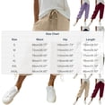 Aboser Capri Pants for Women Summer Casual Cotton Linen Lounge Pants ...