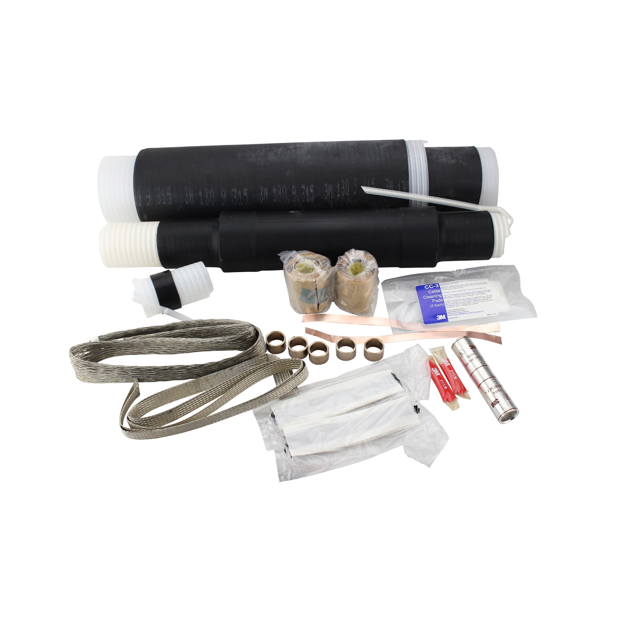 3M QS-III-5515A-17-KIT Cold Shrink Splice Kit, 15KV Class, 350-750 ...
