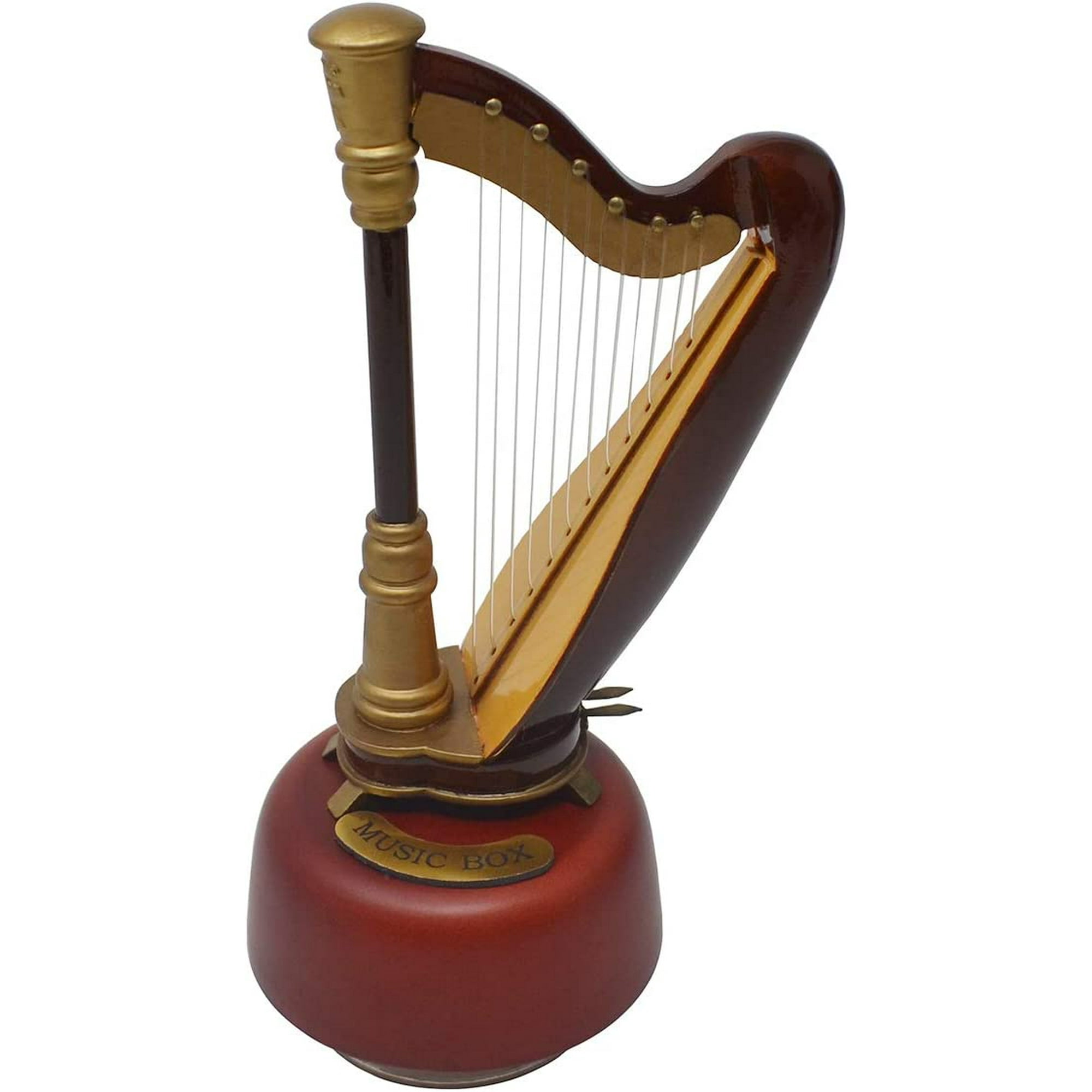 Click here for Hsmeiegadovf Kingpoint Harp Rotating Music Box Ins... prices