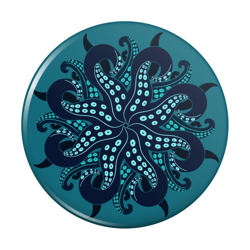 Octopus Squid Tentacles Kitchen Refrigerator Locker Button Magnet ...