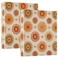 3 Ring Binder with Flattened Metal Clip 1.5" Round Rings Binder ...