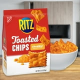 RITZ Toasted Chips Cheddar Crackers, 8.1 oz - Walmart.com