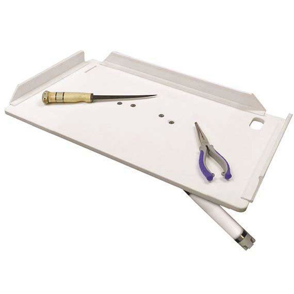 TACO Marine P01-2120W Adjustable Poly Filet Table - 20" - Walmart.com