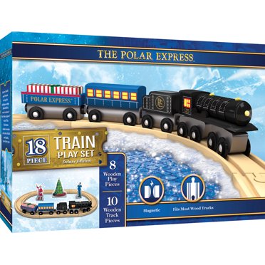 Express Train Set with Tracks Toy - Battery Operated Classic Train ...