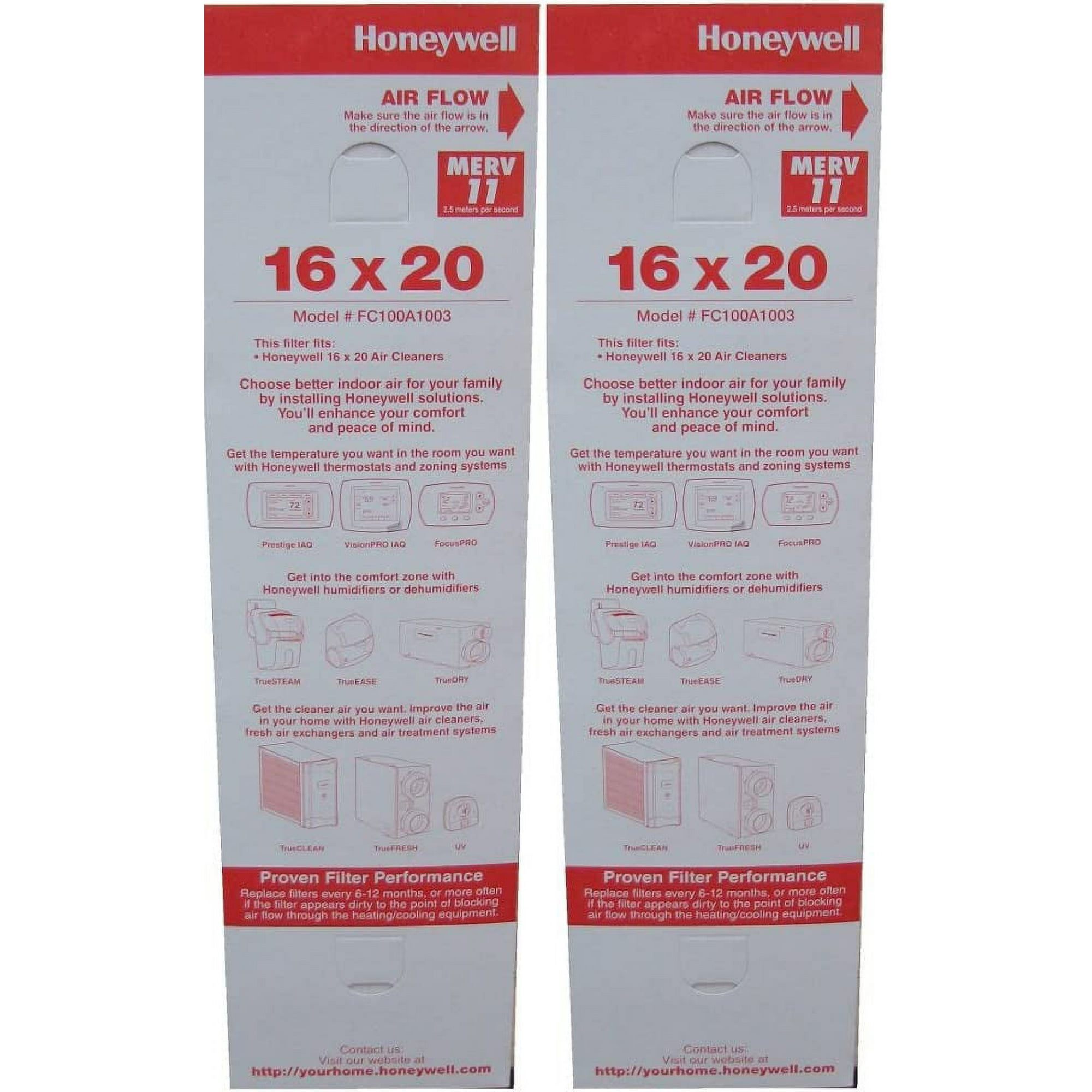 Click here for Honeywell Home Fc100a1003 16x20x4 Pack Of 2 Filter... prices