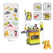 Kids Cleaning Set - Toy Cleaning Set Includes Broom, Mop, Brush, Dust ...