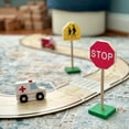 Guidecraft, Wooden Block Play Traffic Signs, 13-piece Set for Kids ...