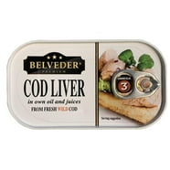 ICAN Iceland Cod Liver, Wild Caught, 4.27 oz Cans, Pack of 4, Fish Oil ...