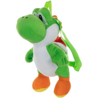 Super Mario Bros Yoshi 17" Youth Plush Backpack - Walmart.com