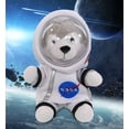 DolliBu Grey Wolf Astronaut Plush Toy - Super Soft Wild Life Astronaut ...