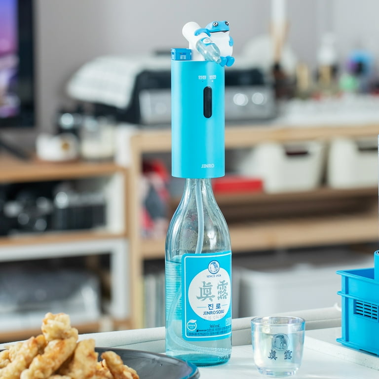 Alcohol Content Jinro Soju Dispenser With Glasses - Automatic Korean ...