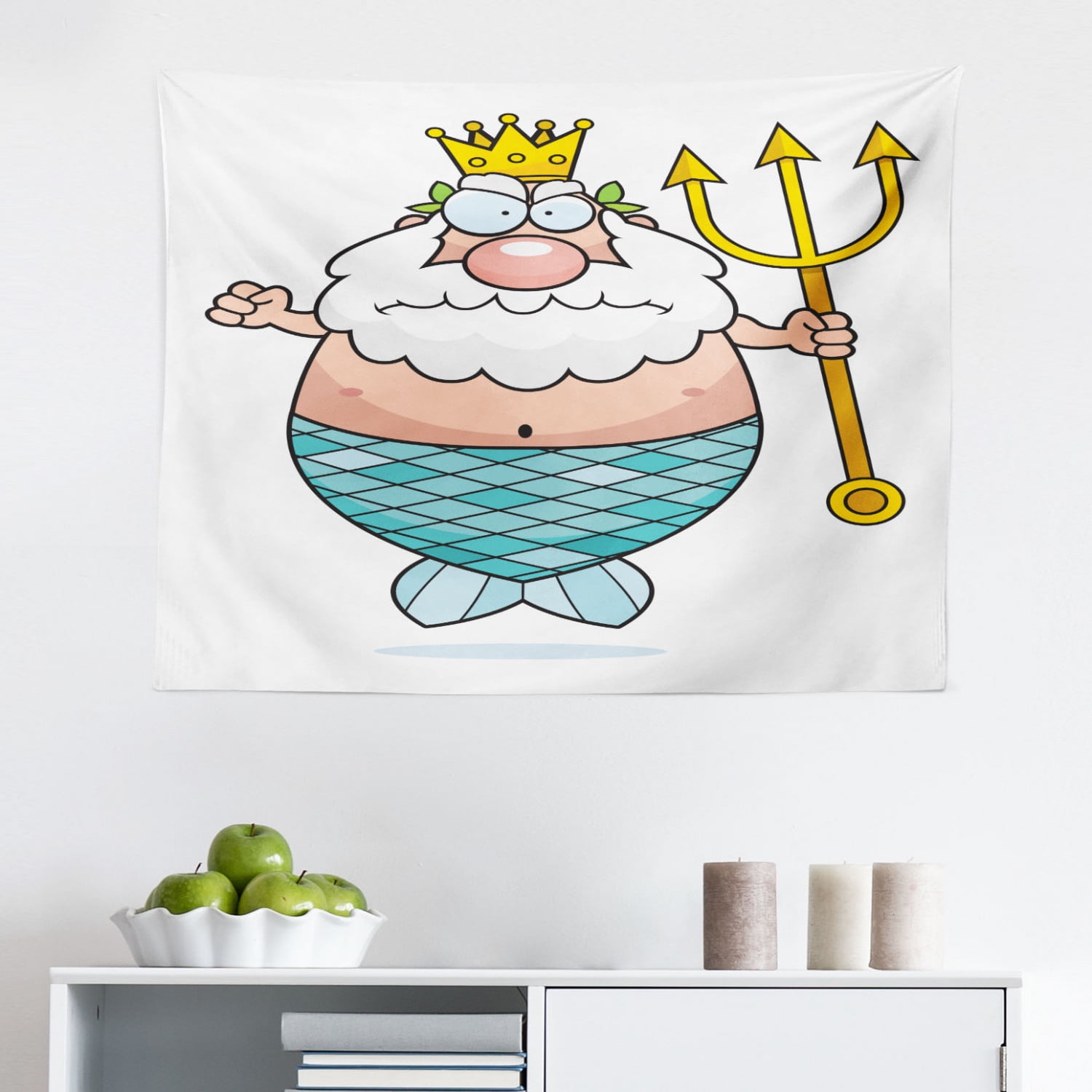 Cartoon King Neptune