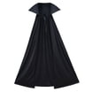 SeasonsTrading 40" Long Black Cape with Stand-Up Collar - Halloween ...
