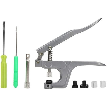 Snap Pliers Kit, Aluminum Snaps Hand held Pliers Tool Button Snap ...