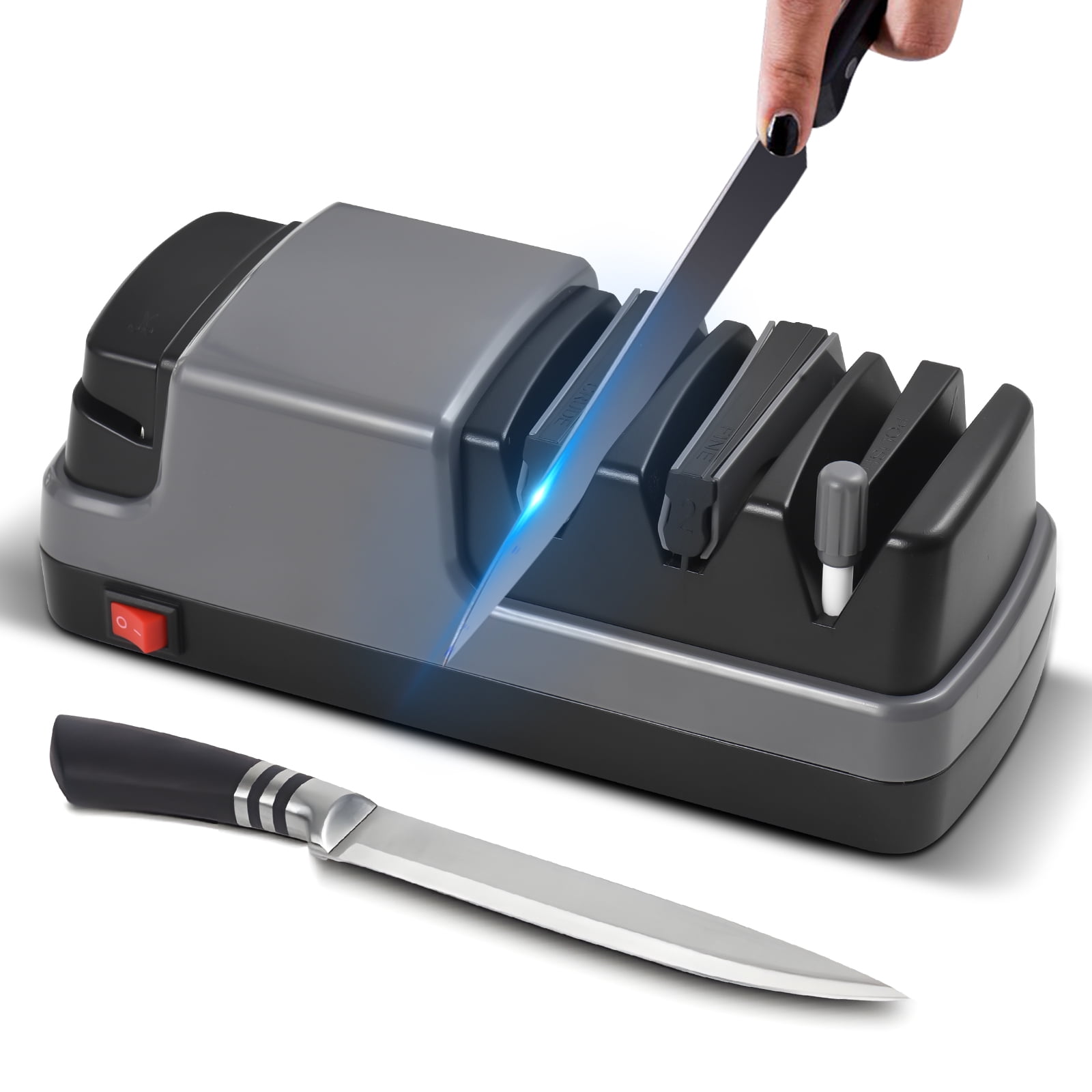 Click here for Amdohai 4 In 1 Electric Knife Sharpener Knife Shar... prices