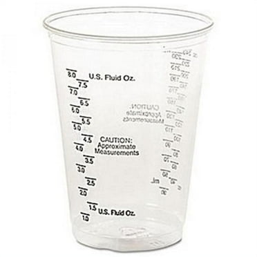 Solo Ultra Clear Plastic Graduated Drinking Cup, 10 ounces, Clear, 50 ...