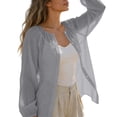 Shirts Tops for Women Summer Lightweight Semi Transparent Sun ...
