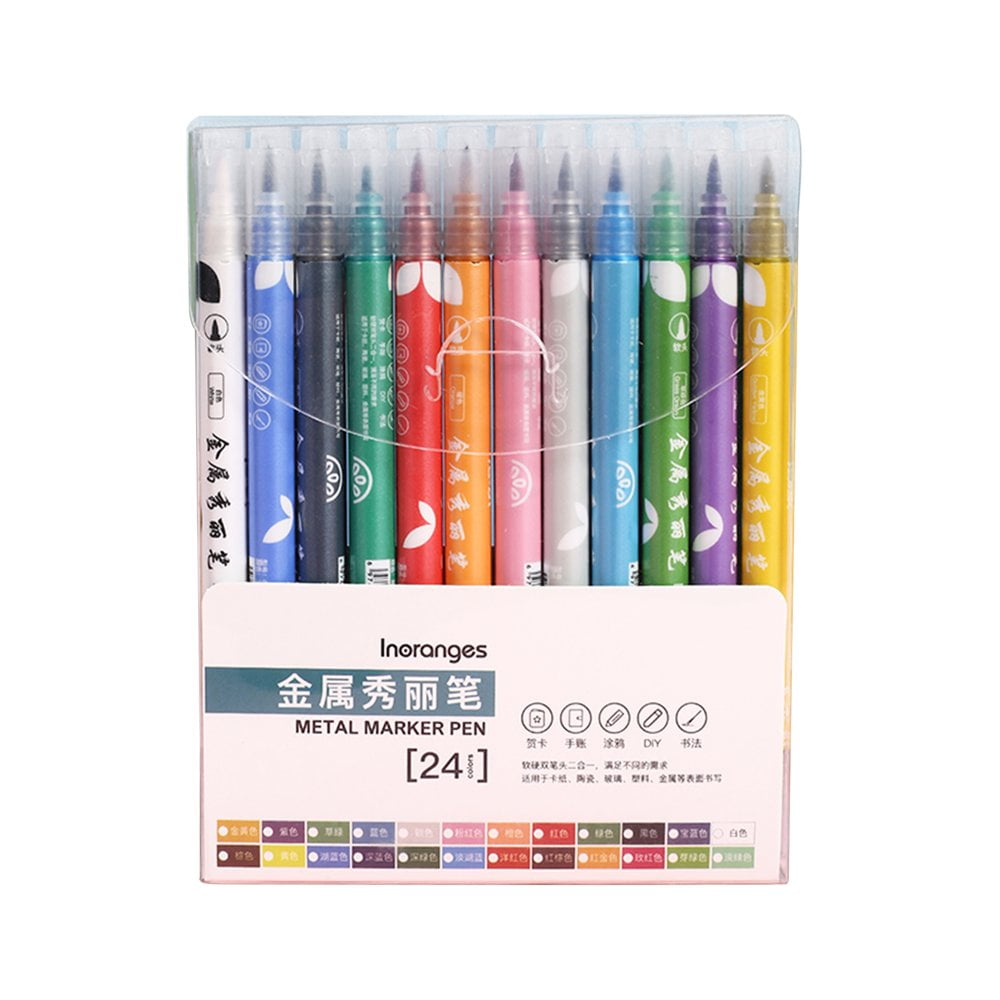 Click here for Generic 12 Colors Metallic Marker Pens 1-2mm Brush... prices
