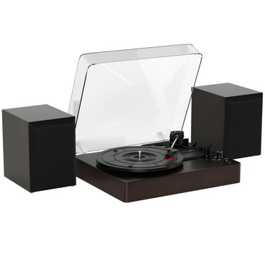Arkrocket Nostalgic 3-Speed Vinyl Record Player with Bluetooth Speakers ...