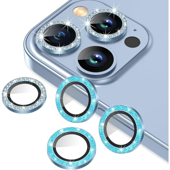 3+3 6 Pack for iPhone 13 Pro 6.1" / 13 Pro Max 6.7" Camera Lens ...