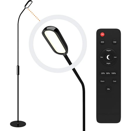 LED Floor Lamp by Lustrat with Flexible Gooseneck for Desk Reading ...