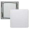 2PCS Square Plastic Folding Table for Indoor Outdoor Events w/Locking ...