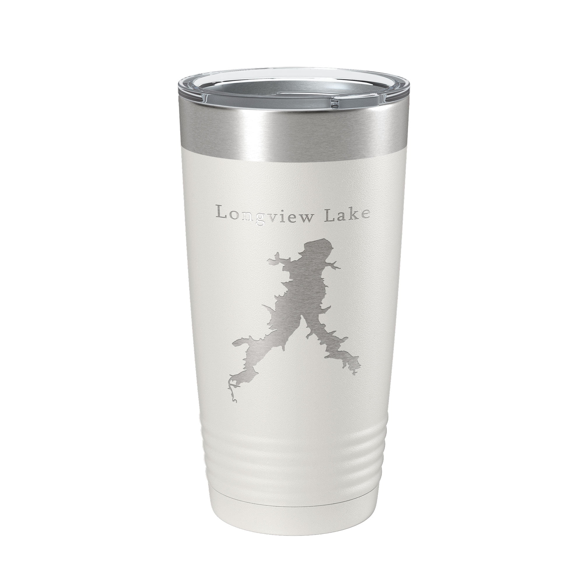 Longview Lake Map Tumbler Travel Mug Insulated Laser Engraved Coffee ...