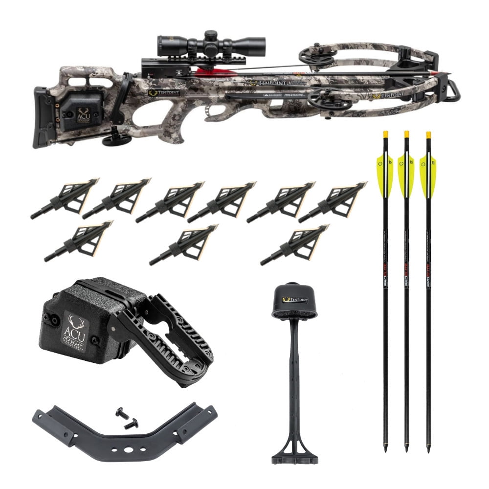 TenPoint Titan M1 370 FPS Crossbow Kit with Three HME Hunting ...