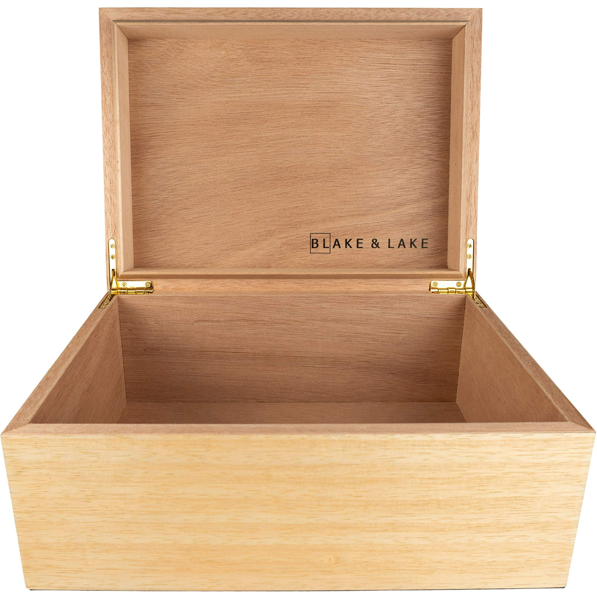 Click here for Blake & Lake Wooden Keepsake Box With Lid - Blonde... prices