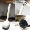 Kitchen Brush 2-Piece Set, Handheld Dish Brush and Dual-Head Cleaner ...