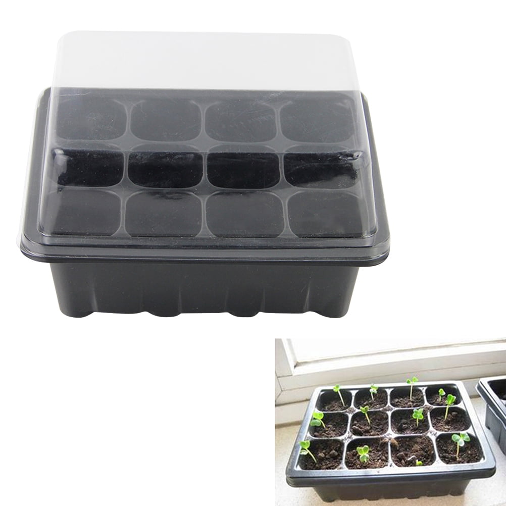 Plant Growing Trays, 3Pcs Propagation Starter Seedling Plastic Tray ...