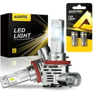 AUXITO H11 LED Bulbs, Wireless H8 H9, 100W 20000lm, 6000K White, 600% Brighter, Pack of 2 ...