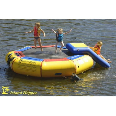Island Hopper Kids 10' Bounce N Splash Inflatable Water Bouncer Pool ...