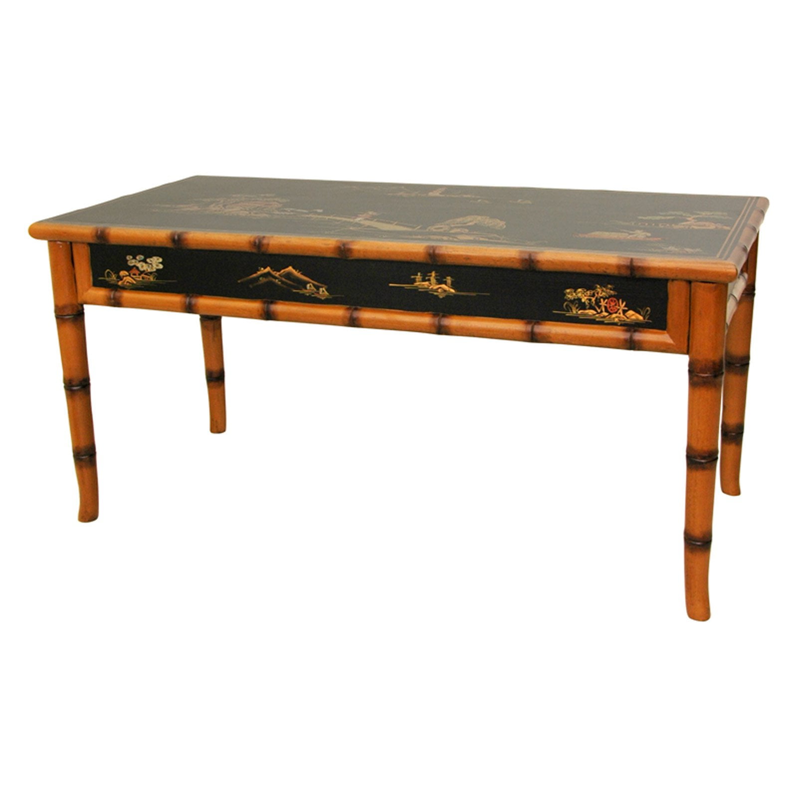Oriental Furniture Ching Coffee Table, 18.00"H, chinese, Asian ...