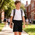 Boys Basketball Shorts Kids Youth Running Training Athletic Short Boy ...
