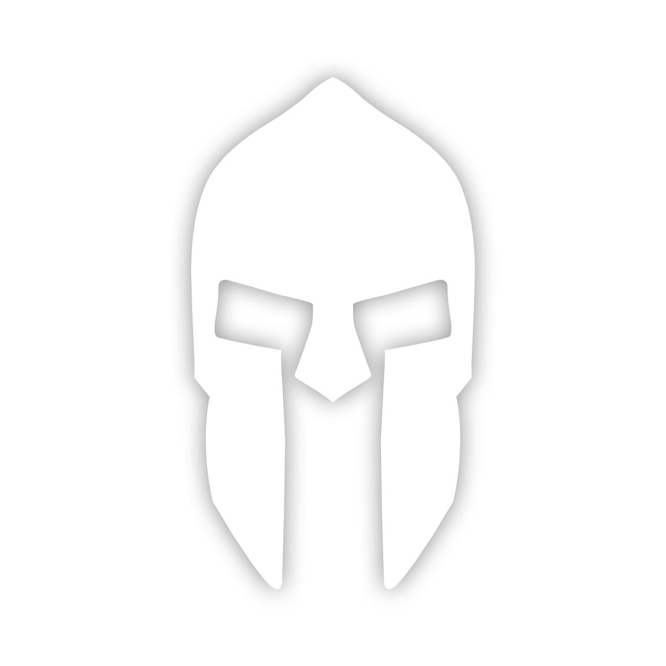 Spartan Helmet Sticker Decal Die Cut - Self Adhesive Vinyl ...