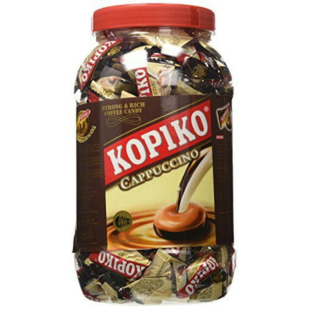 Kopiko Cappuccino Candy in Jar 800g/28.2oz - Walmart.com - Walmart.com