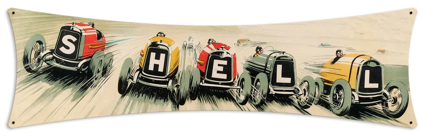 Shell Race Cars “Made in the USA with heavy gauge steel" - Walmart.com