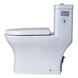 EAGO TB353 DUAL FLUSH ONE PIECE ECO-FRIENDLY HIGH EFFICIENCY LOW FLUSH ...
