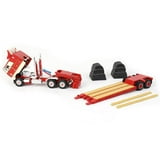 First Gear Peterbilt 352 COE 110" Sleeper, Turbo Wing, Lowboy Trailer ...