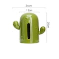 Cactus Ceramic Tissue Box - Stylish Decorative Napkin Holder for Living ...