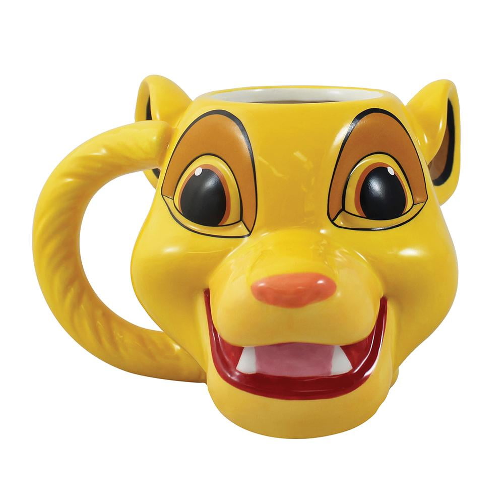 Vandor Disney The Lion King Simba Sculpted Ceramic Mug #86201 - Walmart ...