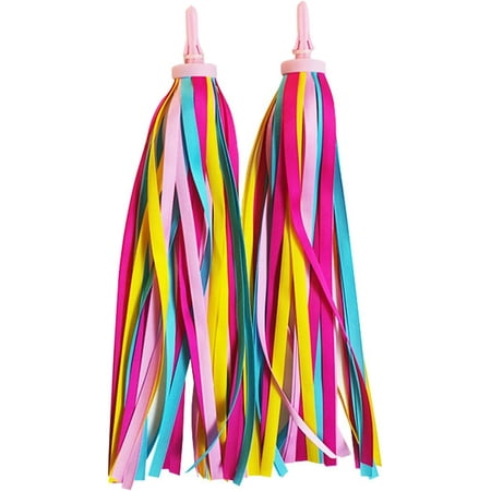 Kid's Rainbow Bike Streamers For Girls Boys, 2 Pack Baby's Colorful ...